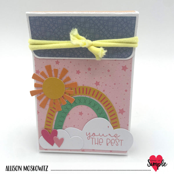 Rainbow Gift Card Flip Album - Keep It Simple Paper Crafts