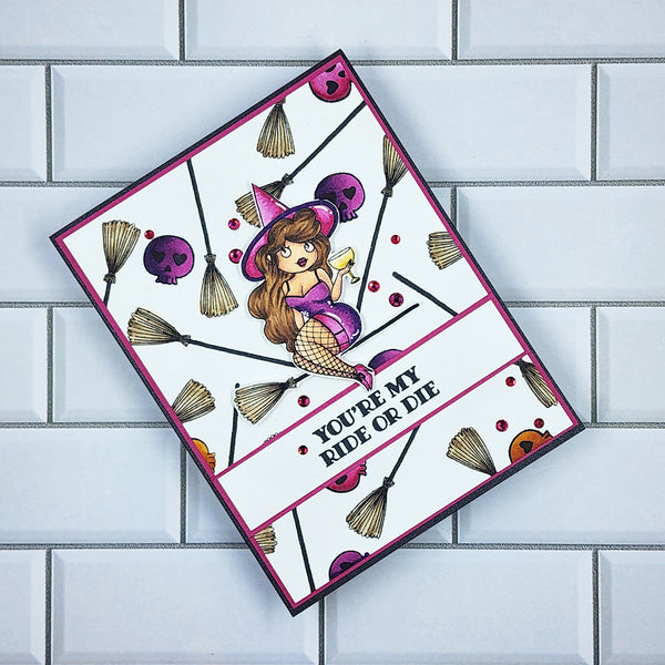 A Wee Bit Wicked - Outline Die - Best Witches - Keep It Simple Paper Crafts