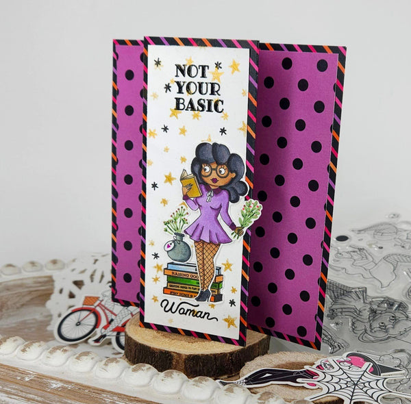 A Wee Bit Wicked - Outline Die - Hallowqueen - Keep It Simple Paper Crafts
