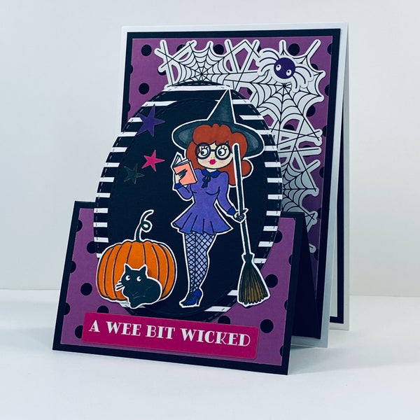 A Wee Bit Wicked - Outline Die - Hallowqueen - Keep It Simple Paper Crafts