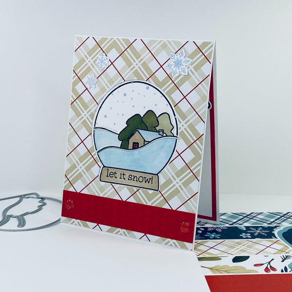 Snow Day - Collection Stamp - Snow Globe 4x6 - Keep It Simple Paper Crafts