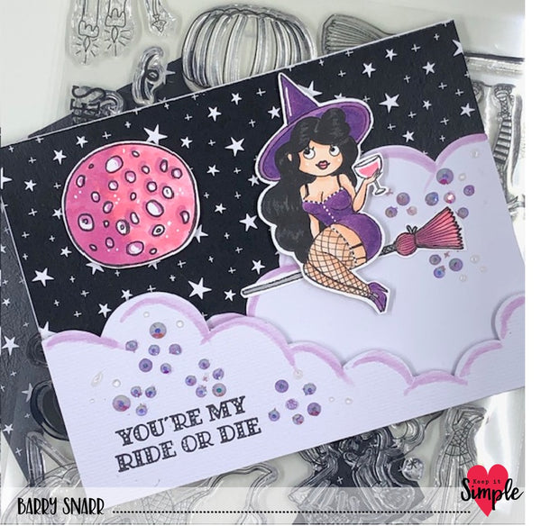 A Wee Bit Wicked - Stamp - Sentiments - Hallowqueen 6x8 - Keep It ...