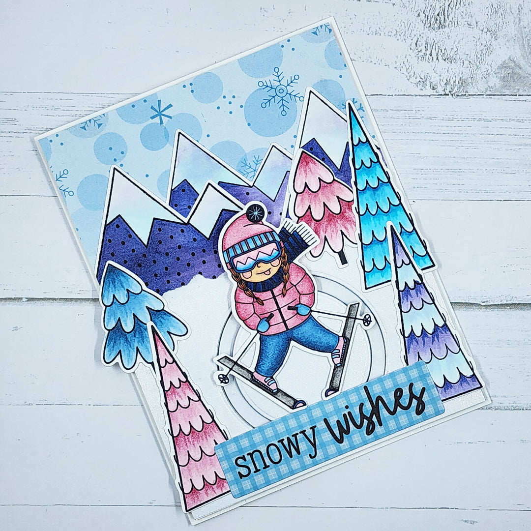 Ski Resort - Collection Stamp - At The Lodge - Keep It Simple Paper Crafts