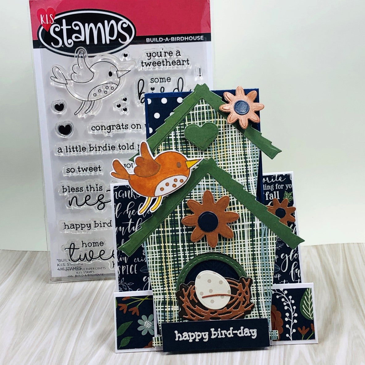 Build-A-House - Stamp - Build-A-Birdhouse - Keep It Simple Paper Crafts