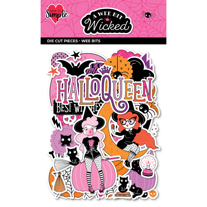 A Wee Bit Wicked - Die Cut Pieces - Wee Bits - Keep It Simple Paper Crafts