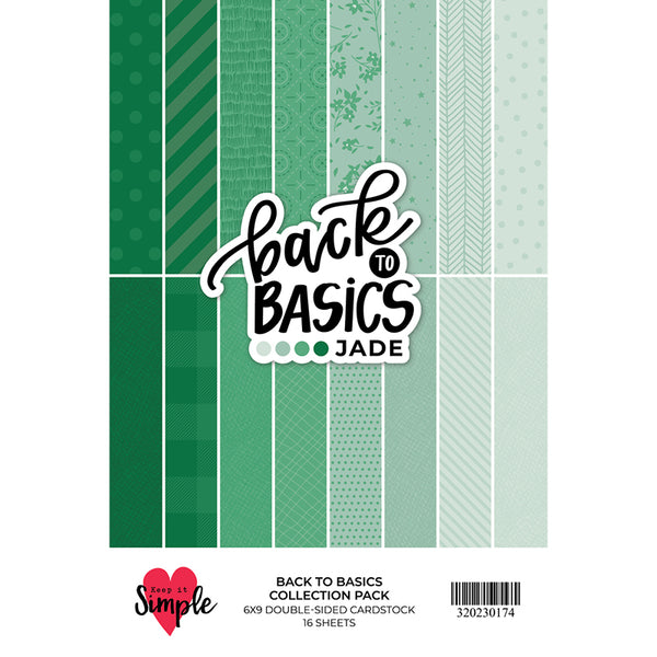 Back To Basics - 6x9 Paper - Jade - Keep It Simple Paper Crafts
