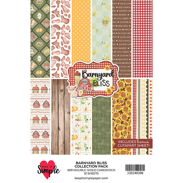 Barnyard Bliss - Collection Pack - 6x9 - Keep It Simple Paper Crafts