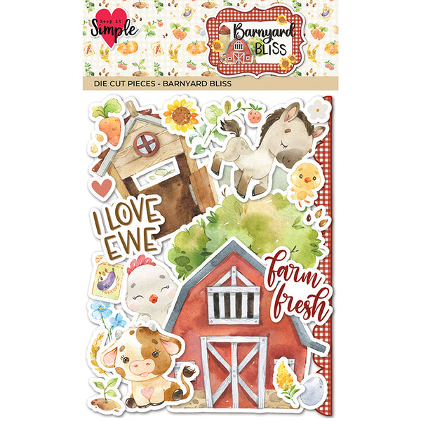 Barnyard Bliss - Die Cut Pieces - Keep It Simple Paper Crafts