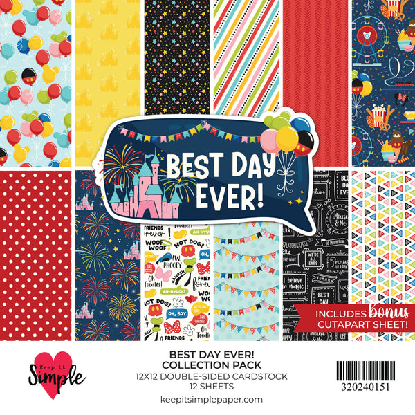 Best Day Ever - Collection Pack - 12x12 - Keep It Simple Paper Crafts