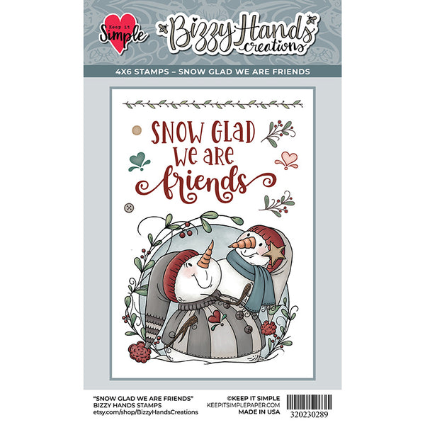 Bizzy Hands - Stamp - Snow Friends - Keep It Simple Paper Crafts