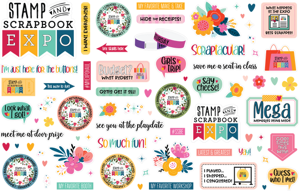 Craft Mode - Die Cut Pieces - At The Expo - Keep It Simple Paper Crafts