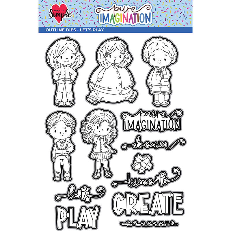 Pure Imagination - Outline Die - Let's Play - Keep It Simple Paper Crafts