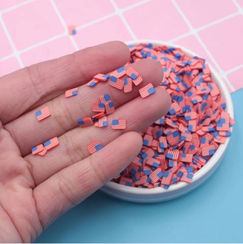 Polymer Clay - American Flags - Keep It Simple Paper Crafts