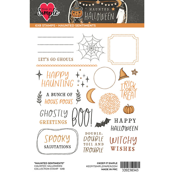 Haunted Halloween - Sentiment Stamp - Halloween Sentiments - Keep It ...