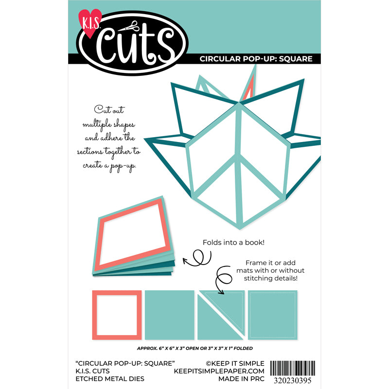 KIS Cuts - Circular Pop-Up - Square - Keep It Simple Paper Crafts