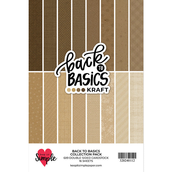 Back To Basics - 6x9 Paper - Kraft Coming Soon - Keep It Simple Paper ...