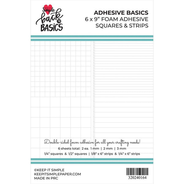 Adhesive Basics - Squares & Strips - Keep It Simple Paper Crafts