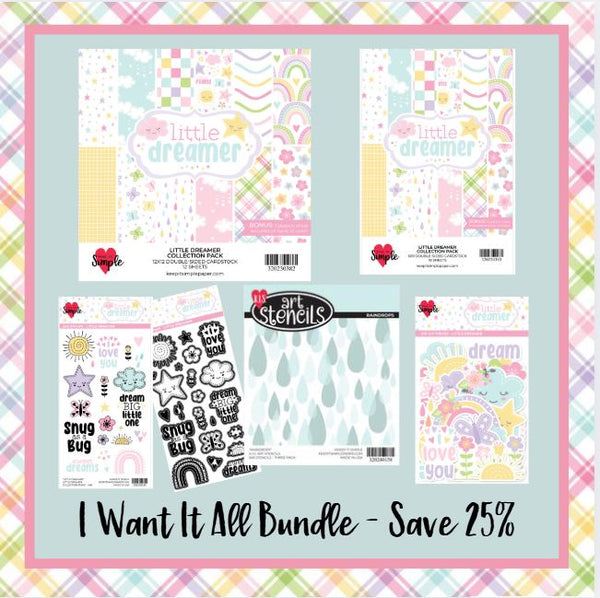 Bundle - Little Dreamer - I Want It All 25% Off - Keep It Simple Paper ...