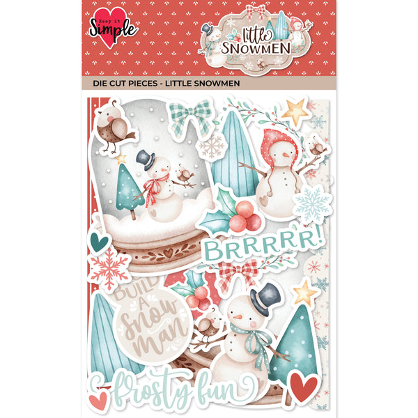 Little Snowmen - Die Cut Pieces - Keep It Simple Paper Crafts