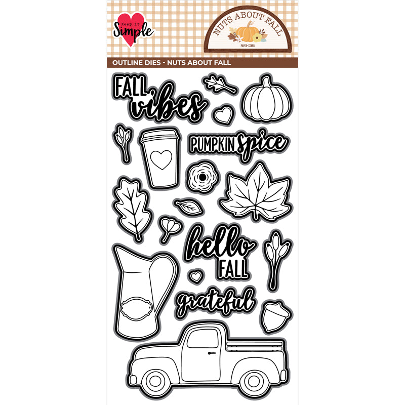 Nuts About Fall - Outline Die - Nuts About Fall - Keep It Simple Paper ...