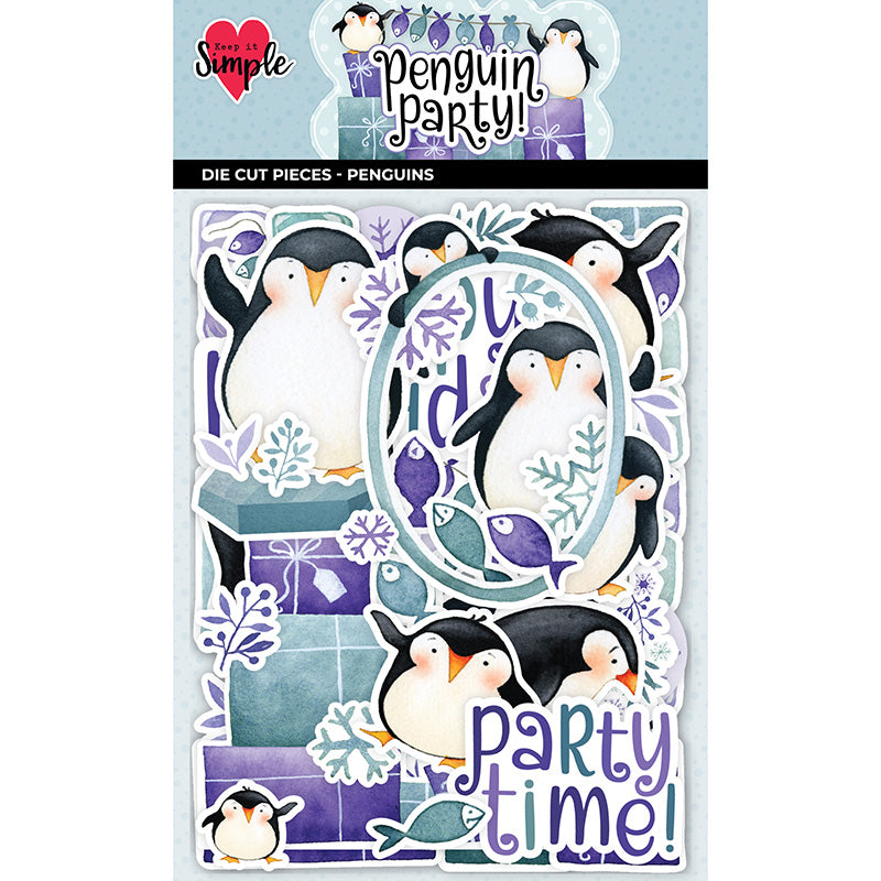 Penguin Party - Die Cut Pieces - Penguins - Keep It Simple Paper Crafts