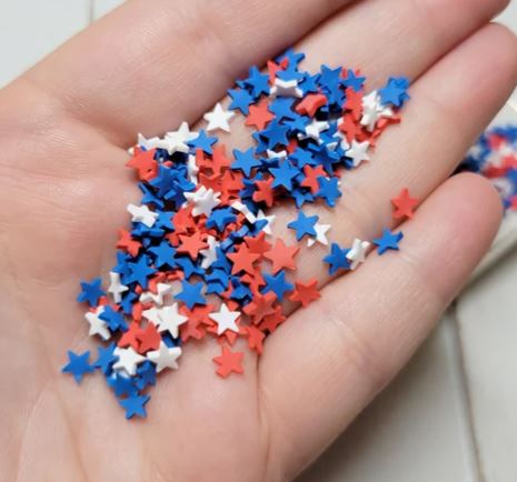 Polymer Clay - RWB Stars - Keep It Simple Paper Crafts