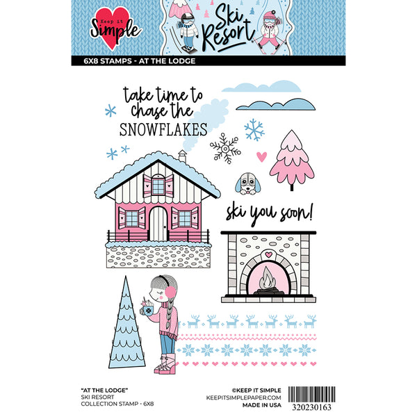 Ski Resort - Collection Stamp - At The Lodge - Keep It Simple Paper Crafts