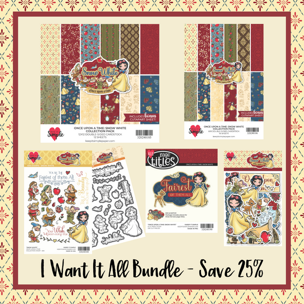 Bundle - Snow White - Want It All 25% Off - Keep It Simple Paper Crafts