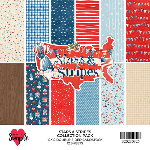 Stars & Stripes - Collection Pack - 12x12 - Keep It Simple Paper Crafts