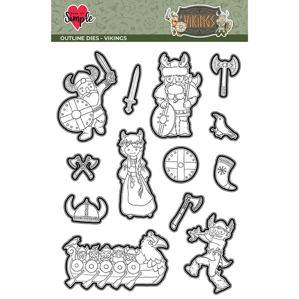 Vikings - Collection Outline Die - Keep It Simple Paper Crafts
