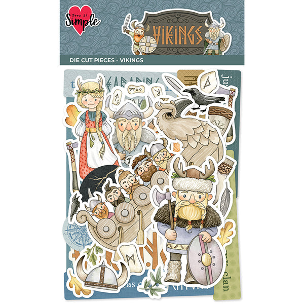 Vikings - Die Cut Pieces - Keep It Simple Paper Crafts