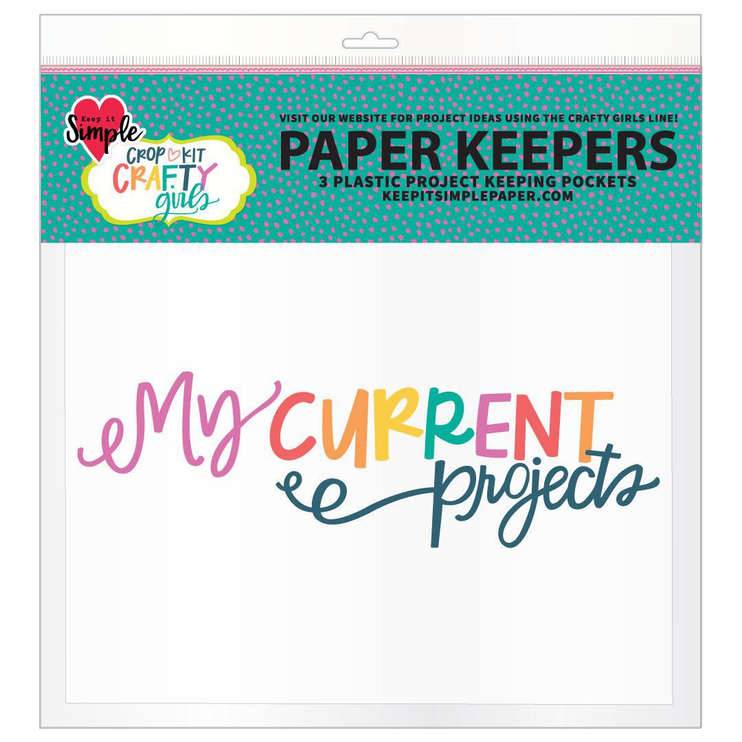 Crafty Girls - Paper Keepers - 12x12 - 3 Pack - Keep It Simple Paper Crafts